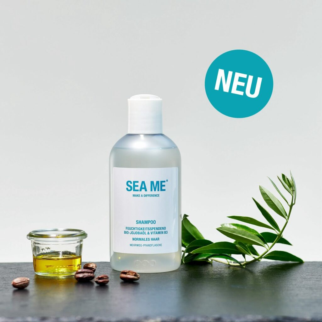 Shampoo Bio-Jojobaöl & Vitamin B3 | Vegan | in Mehrweg-PET – SEA ME